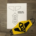 Mortal Kombat Scorpion Mask Free Template – Geek Mamas